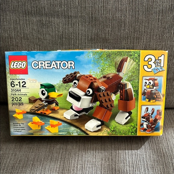 Lego | Toys | Lego Creator Park Animals 344 Retired Set 202 Pieces New ...